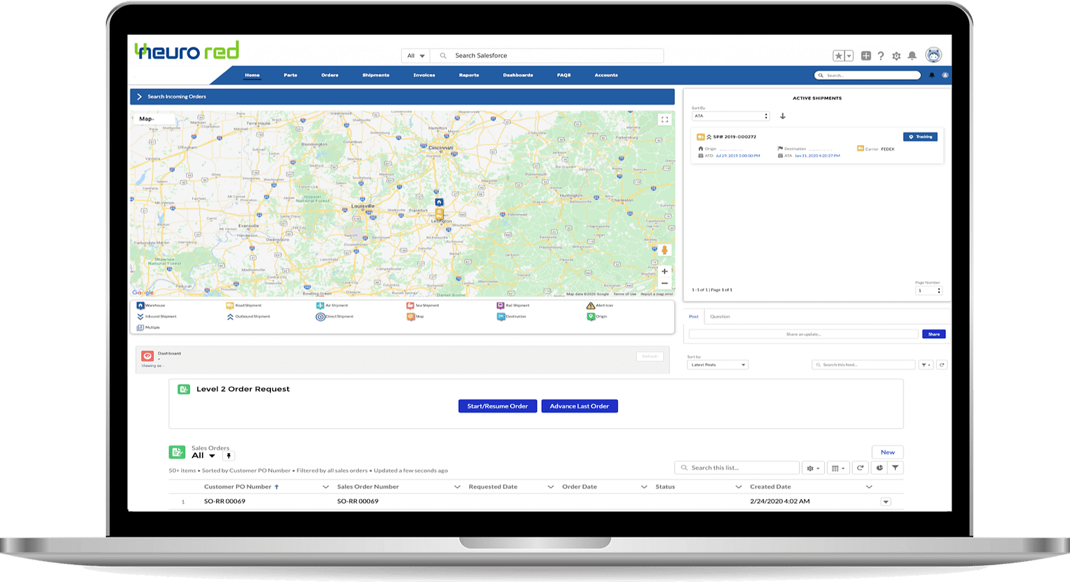 SCM Planning and Execution Control Tower | Neurored | Salesforce Native