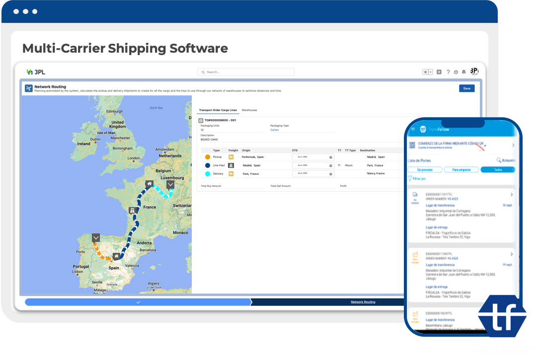 FTL/LTL Trucking Software - Neurored TMS & SCM